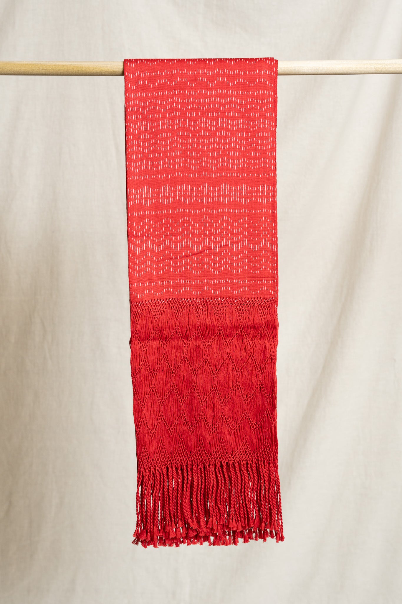 Large Rebozo - Red – Cadena Collective