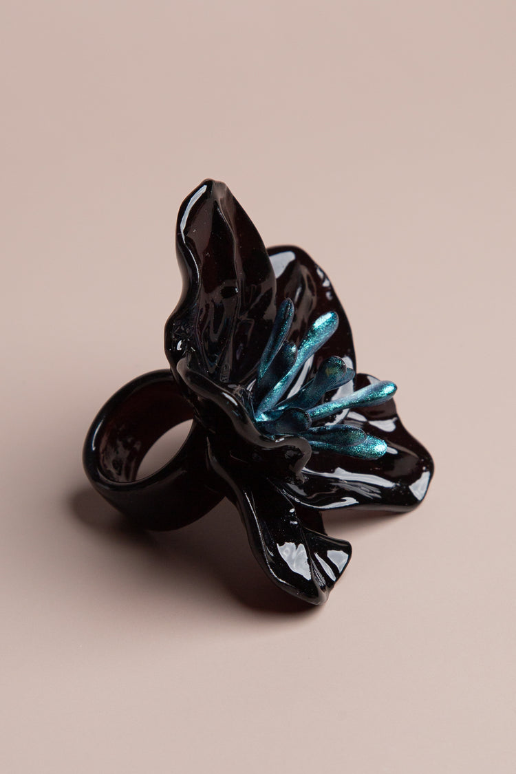 Orchid Oversize Ring – Cadena Collective