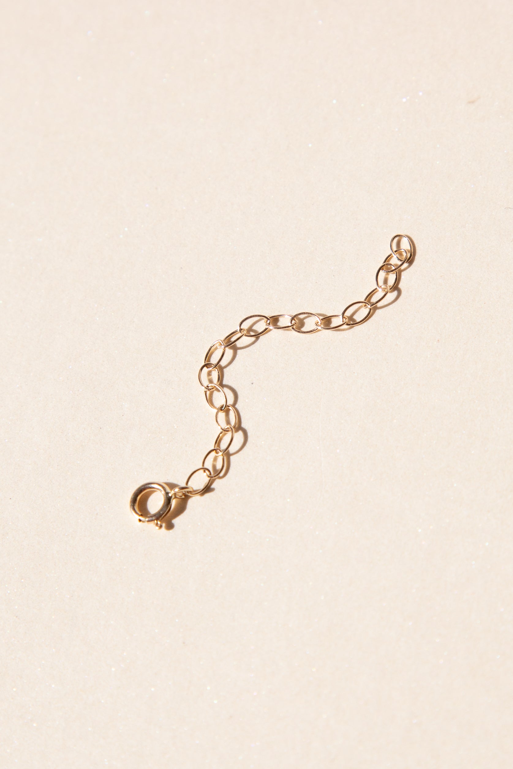 14K Solid Gold Chain Extender - 2" – Cadena Collective